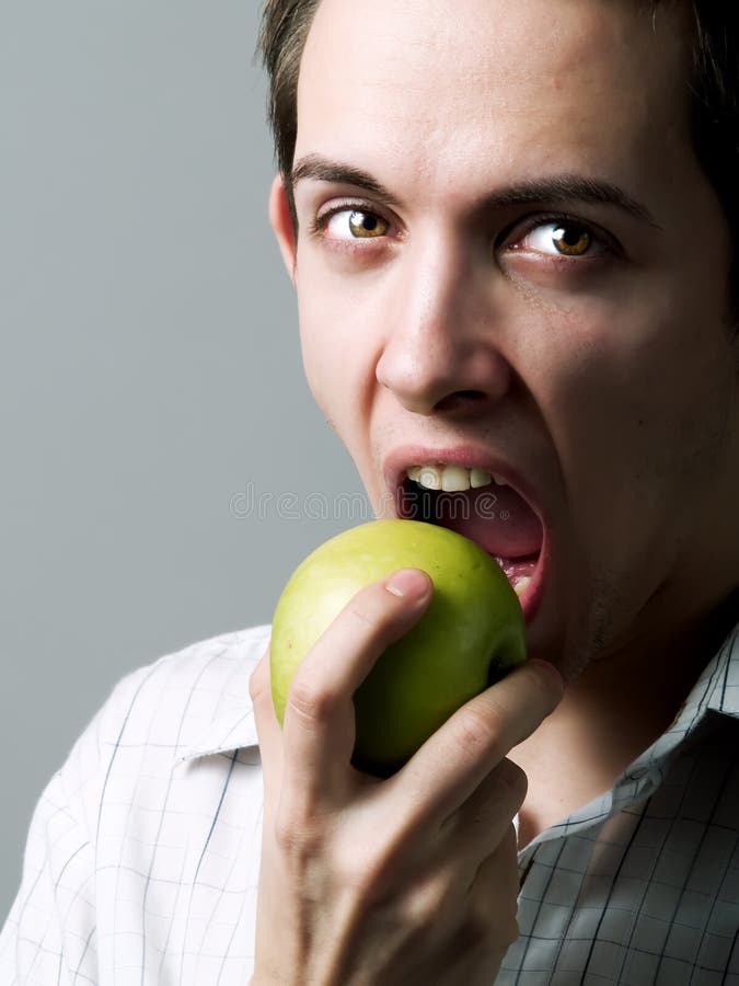 Eating An Apple Picture. Image: 4719173