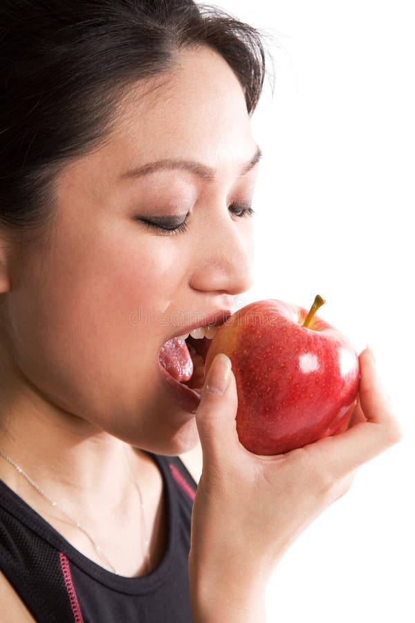 A boy eating an apple stock photo. Image of male, school - 9409828