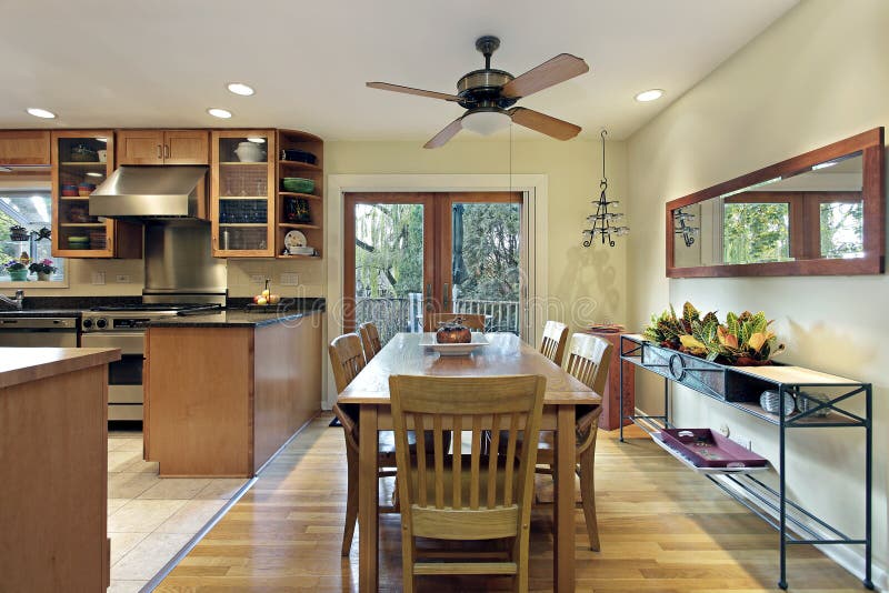 Eating area of kitchen stock photo. Image of home, kitchen - 21076812