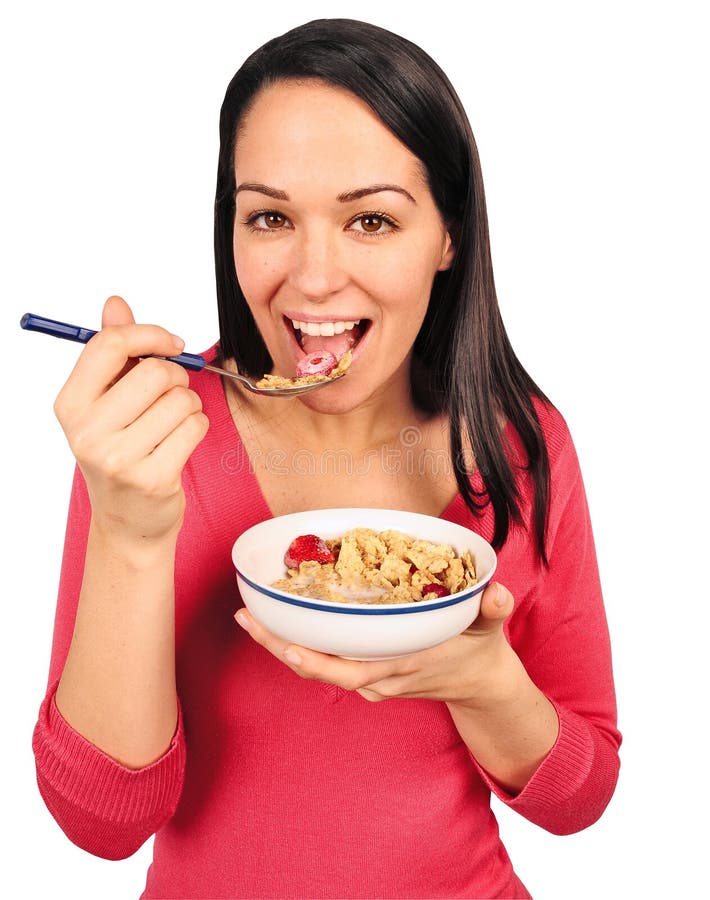 Eating breakfast stock image. Image of girl, attractive - 12652615