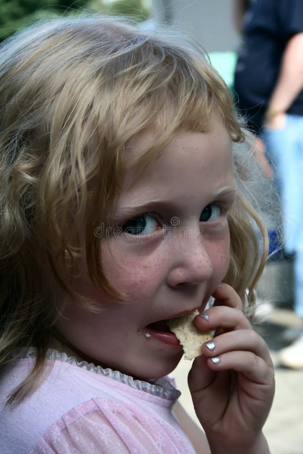 Eating Cookie stock photo. Image of hunger, haired, small - 5752206