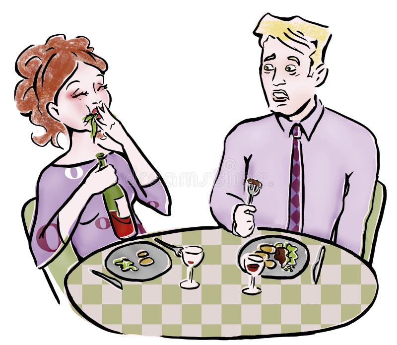 Bad Table Manners Clipart