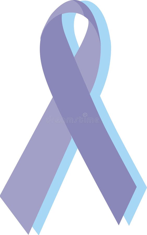 Eating disorders ribbon stock illustration. Illustration of charity ...