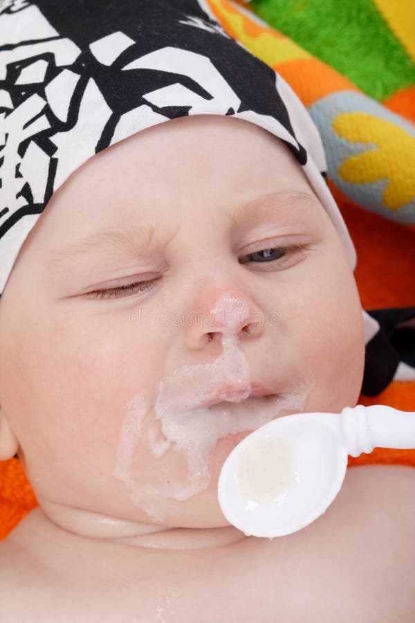 Eating_face stock photo. Image of child, health, feed - 2451398
