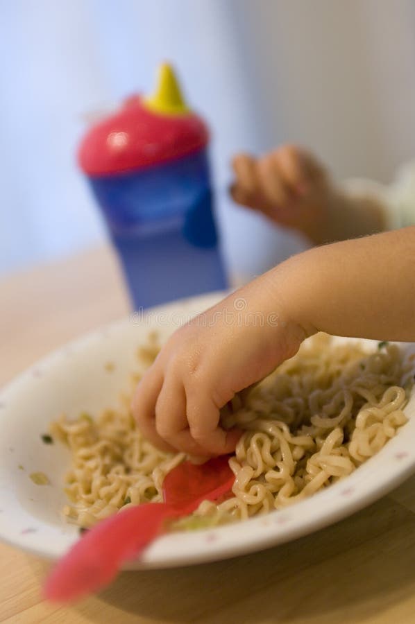 Eating with Hands stock image. Image of dinner, youth, lunch - 275243