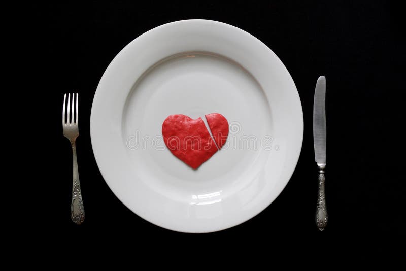 Eating of the human heart stock image. Image of giving - 28683065