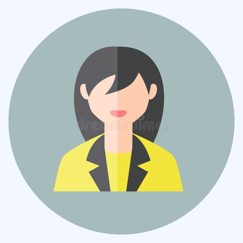 Eating Icon in Trendy Flat Style Isolated on Soft Blue Background Stock ...