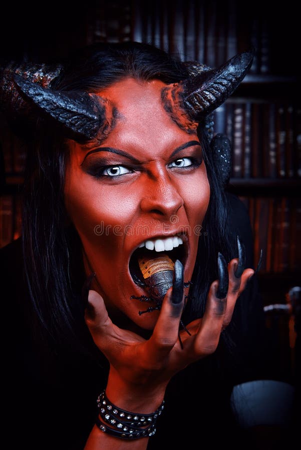 Eating insects stock image. Image of devilry, fear, frightening - 43851681