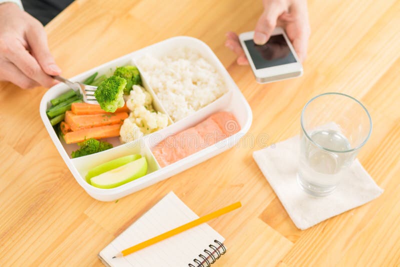 Eating lunch stock photo. Image of manager, hands, diet - 43293240