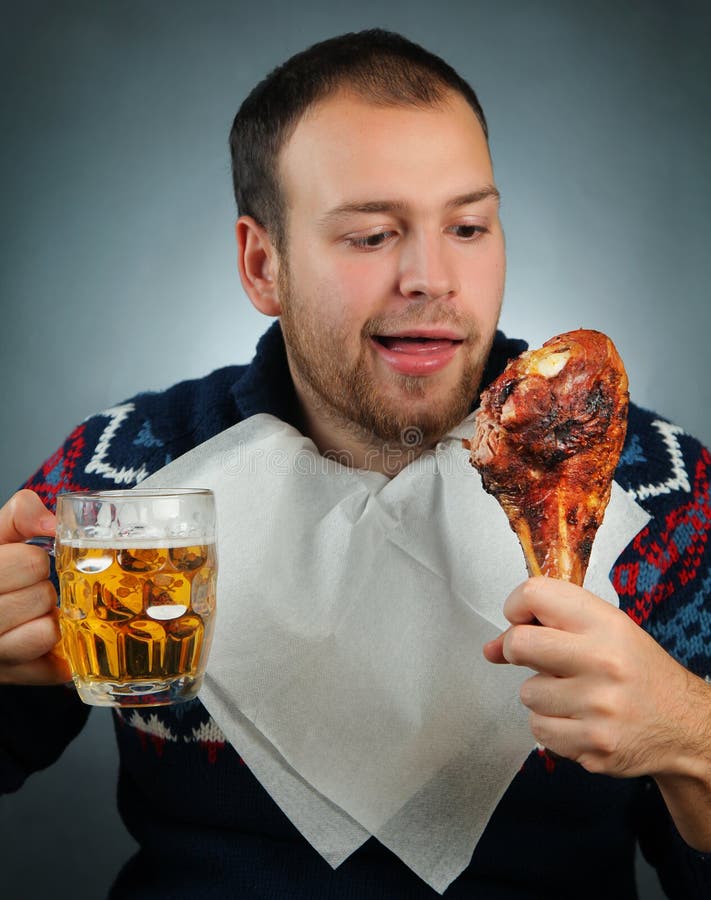 Fat Man Eating Turkey Stock Photos - Free & Royalty-Free Stock Photos ...