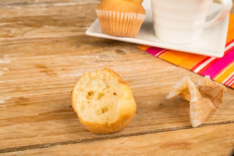 Eating a muffin stock photo. Image of treat, table, fudge - 53004870