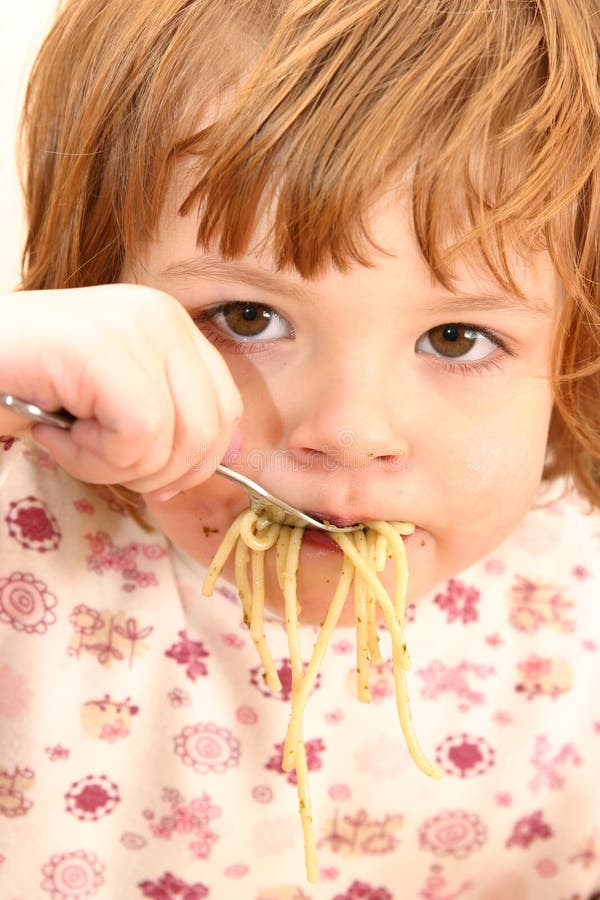 Eating pasta stock image. Image of meal, dirty, protein - 1796581