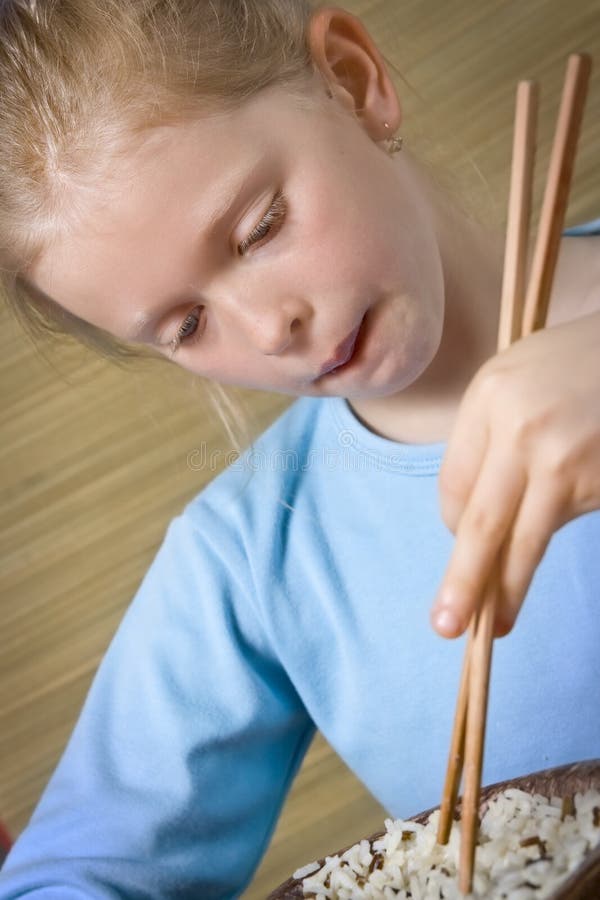 Eating rice stock photo. Image of cereal, sticks, eating - 5785412