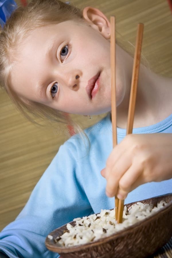 Eating rice stock image. Image of children, cook, rices - 6612223