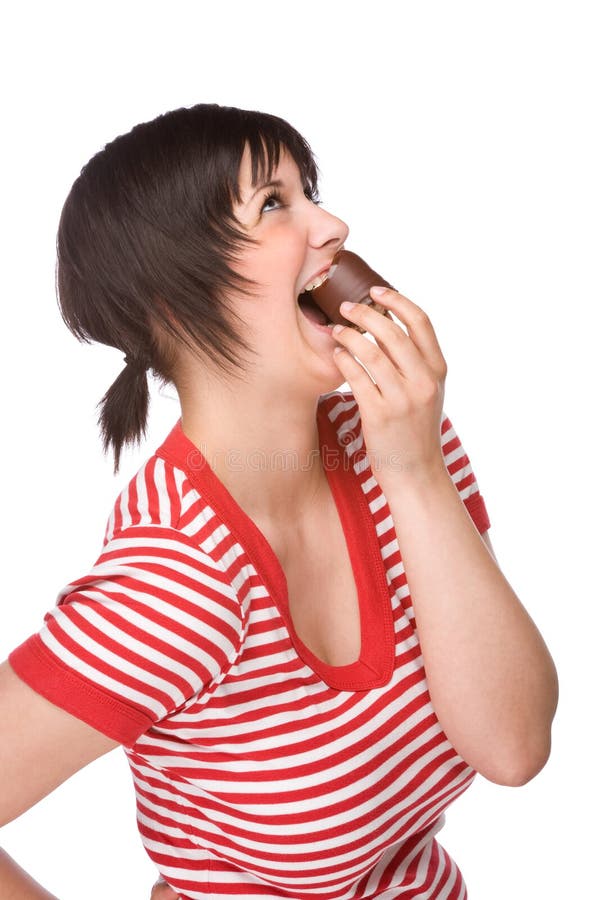 Eating Sweets stock image. Image of girl, delicious, caucasian - 12439967
