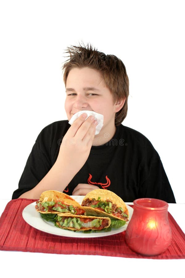 Eating tacos stock photo. Image of nutrition, cuisine - 1457262