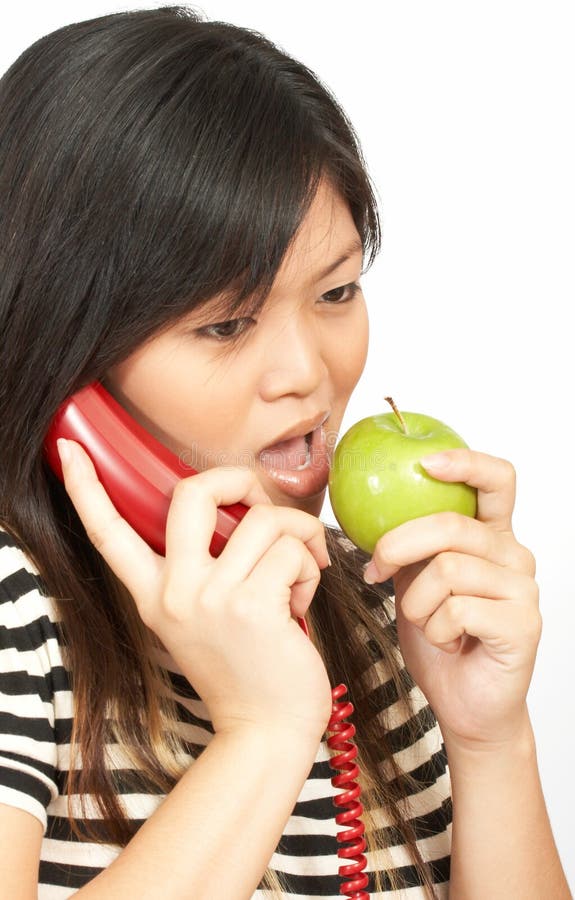 Eating While Talking Picture. Image: 3288174