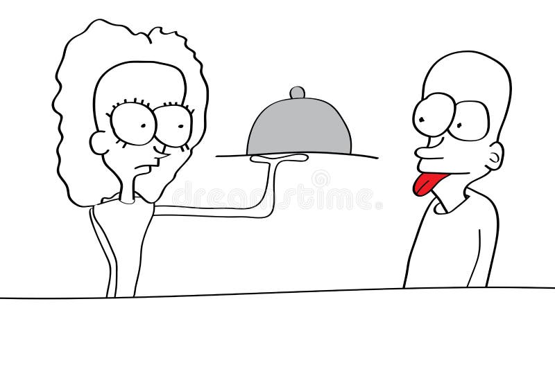 Eating time stock vector. Illustration of delicious, hungry - 33217948