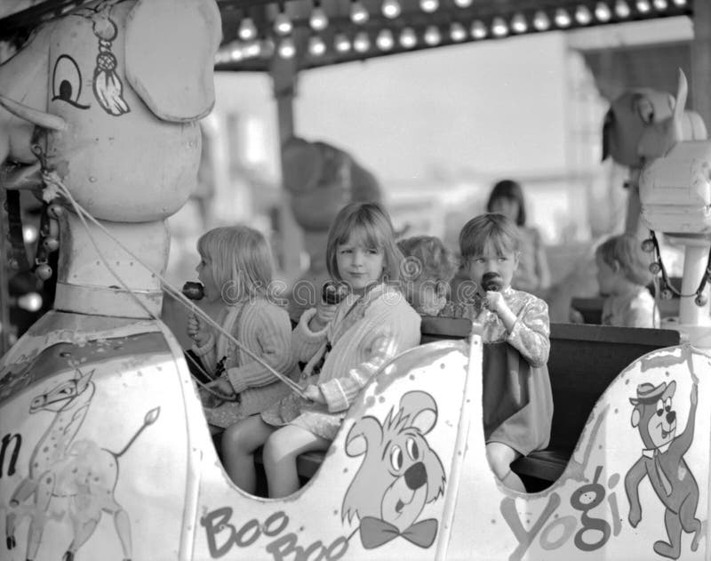 Eating Toffee Apples At The Hoppings Picture. Image: 222346357