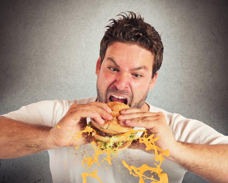 Man Eating Sandwich Violent Impetuosity Photos - Free & Royalty-Free ...