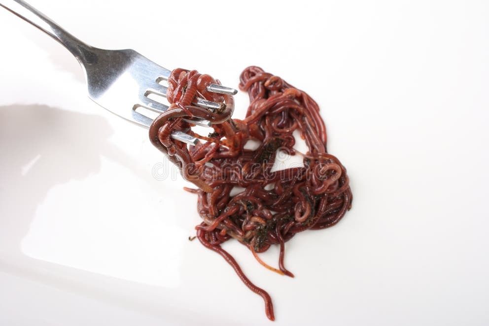 Eating Worms stock image. Image of fears, crawler, dirt - 3286783