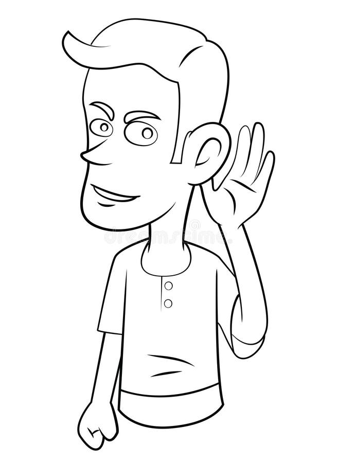 Eavesdropping Clipart School