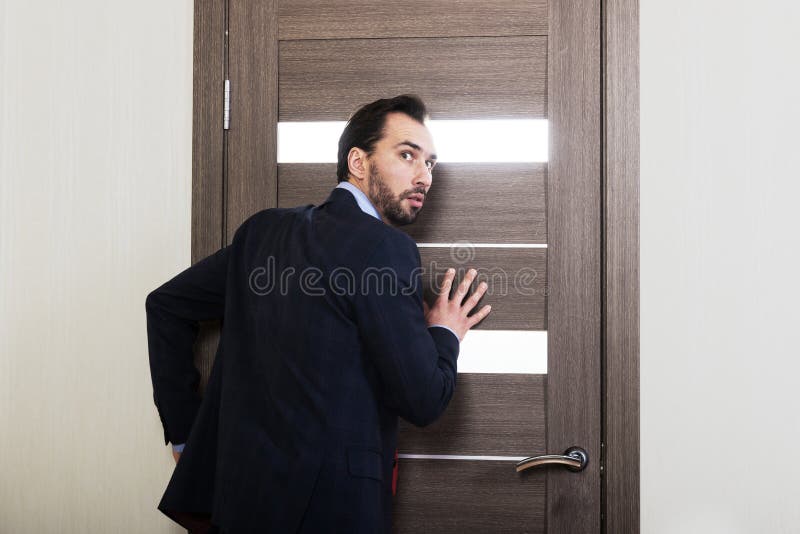 Eavesdropping at work stock image. Image of applicant - 94357081