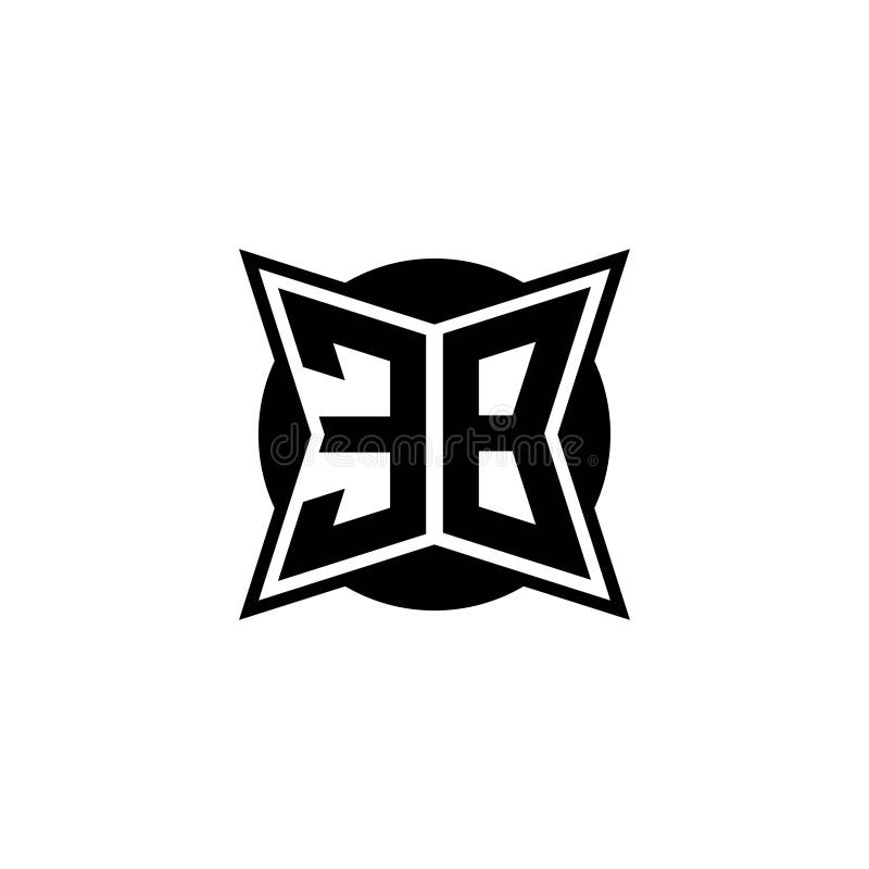 EB Logo Monogram Geometric Modern Design Stock Vector - Illustration of ...