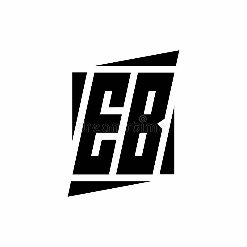 EB Logo Monogram with Modern Style Concept Design Template Stock Vector ...