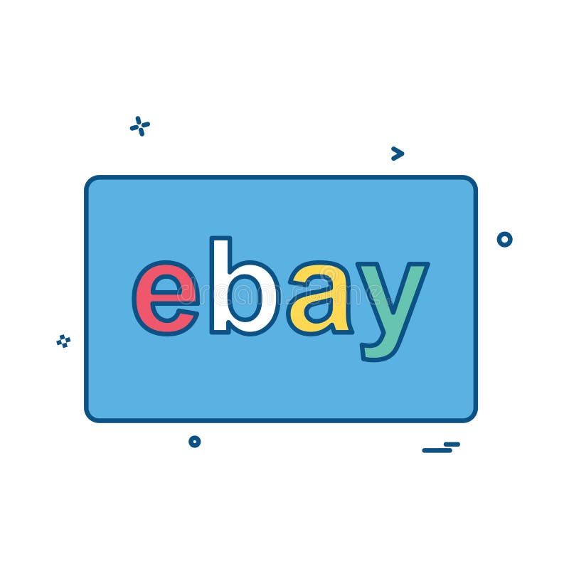 Ebay card design vector editorial photo. Illustration of bank - 132395256