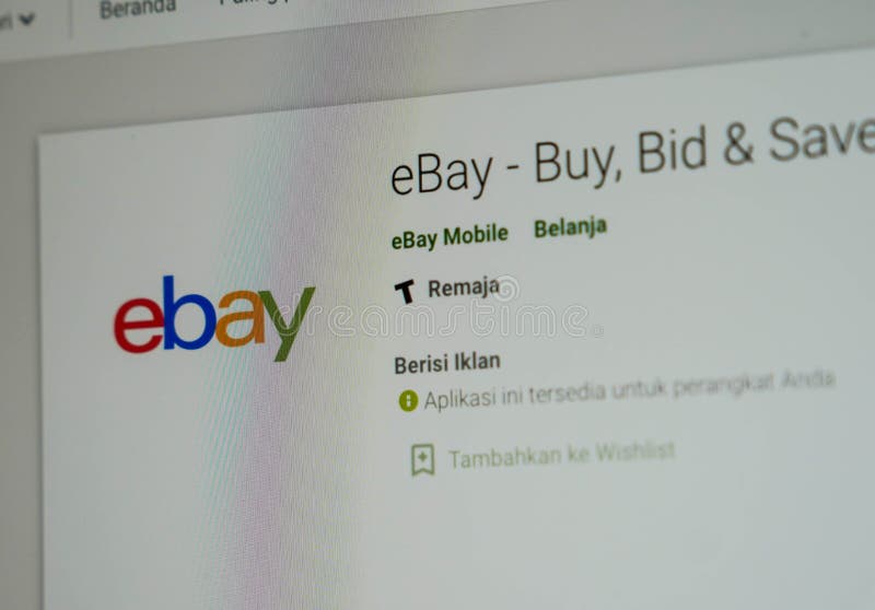 Ebay Website editorial photography. Image of california - 230602492