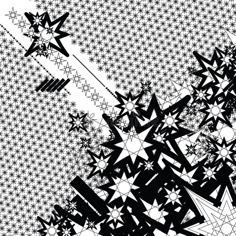 Ebb flow outlined star stock illustration. Illustration of graphic ...