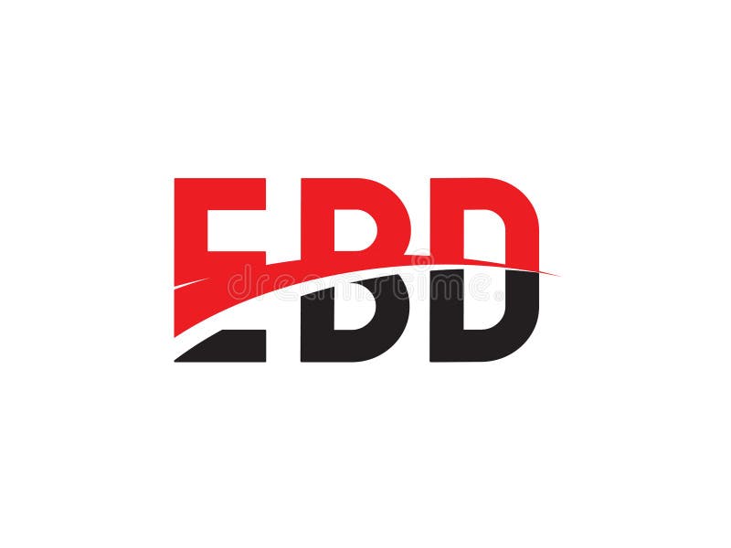 EBD Letter Initial Logo Design Vector Illustration Stock Vector ...