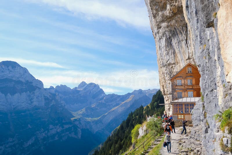 EBENALP, SWITZERLAND editorial stock photo. Image of trip - 80595828