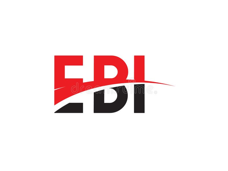 EBI Letter Initial Logo Design Vector Illustration Stock Vector ...