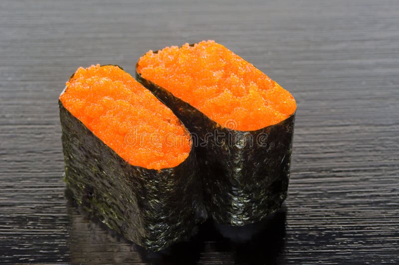 Ebiko Sushi stock image. Image of dish, cucumber, cook - 17454957