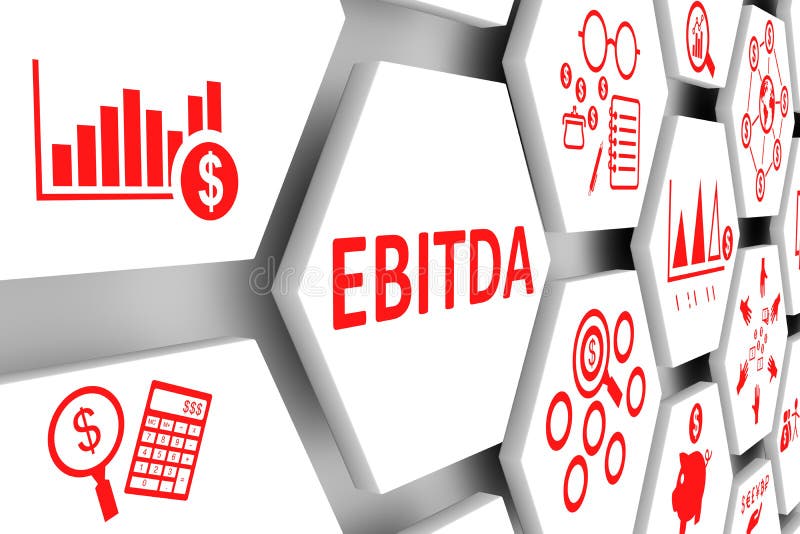 EBITDA Concept White Background Stock Illustration - Illustration of ...