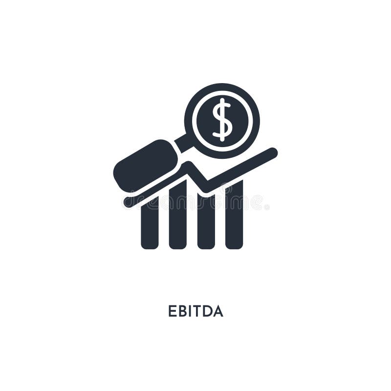 Ebitda Icon. Simple Element Illustration. Isolated Trendy Filled Ebitda ...
