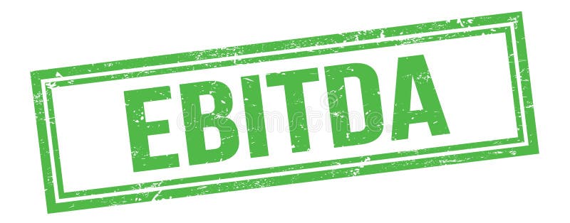 EBITDA Text on Green Grungy Vintage Stamp Stock Illustration ...