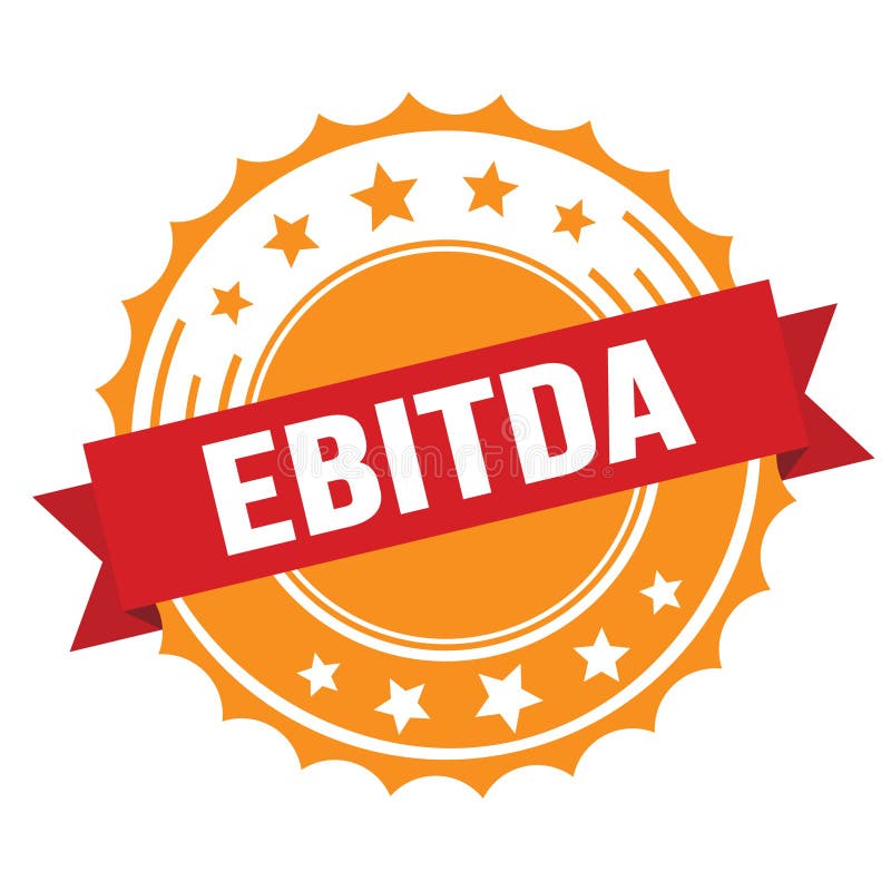 EBITDA Text on Red Grungy Round Stamp Stock Illustration - Illustration ...