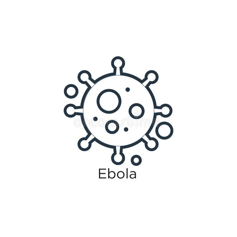Ebola Vector Icon. Ebola Editable Stroke. Ebola Linear Symbol for Use ...