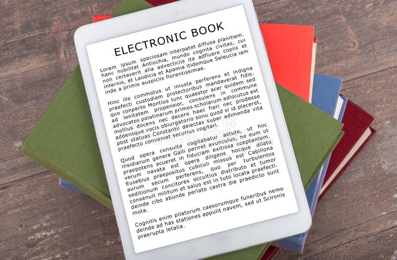 Ebook concept stock image. Image of internet, text, technology - 67688121
