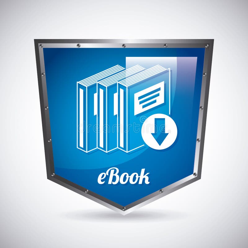 Ebook design stock vector. Illustration of blue, download - 46920300