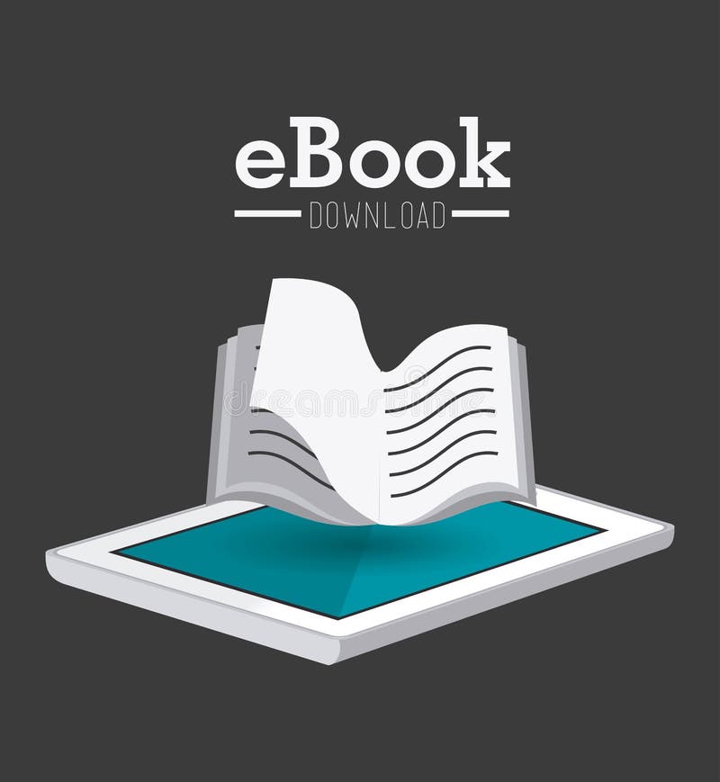 Ebook design stock vector. Illustration of media, business - 58562666