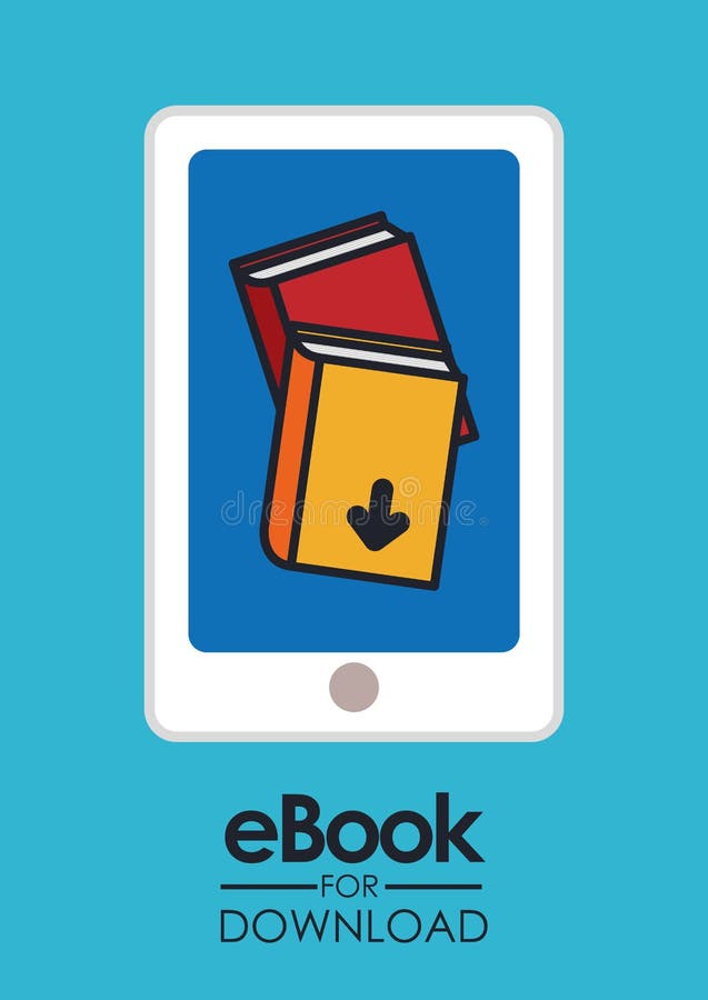 Ebook design stock vector. Illustration of media, business - 58562666