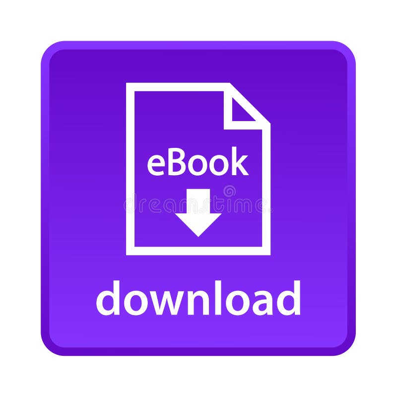 Ebook download button stock vector. Illustration of graphic - 180459976