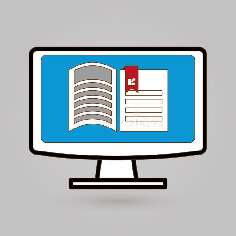 Ebook icon design stock vector. Illustration of encyclopedia - 67656160