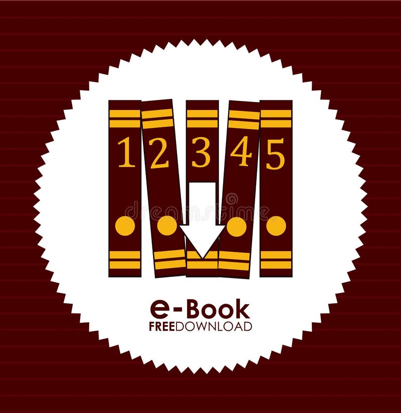 Ebook icon stock vector. Illustration of circle, arrow - 44582641