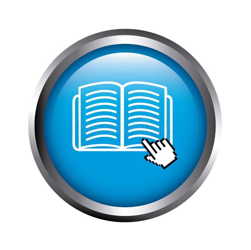 Ebook icon stock vector. Illustration of page, bubble - 44582691