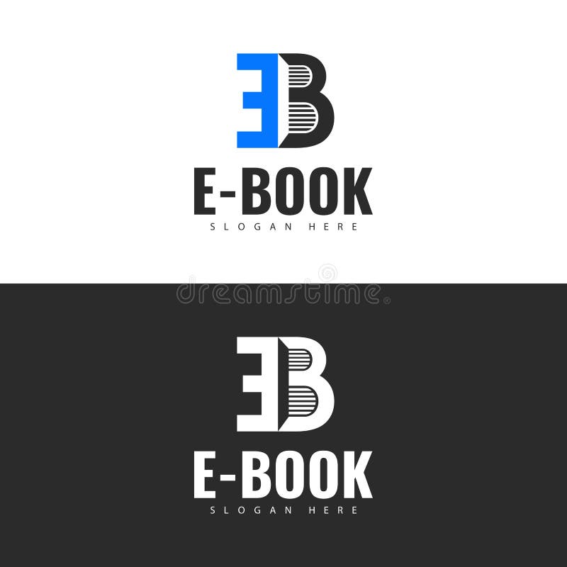 Ebook logo stock vector. Illustration of library, logo - 231589013